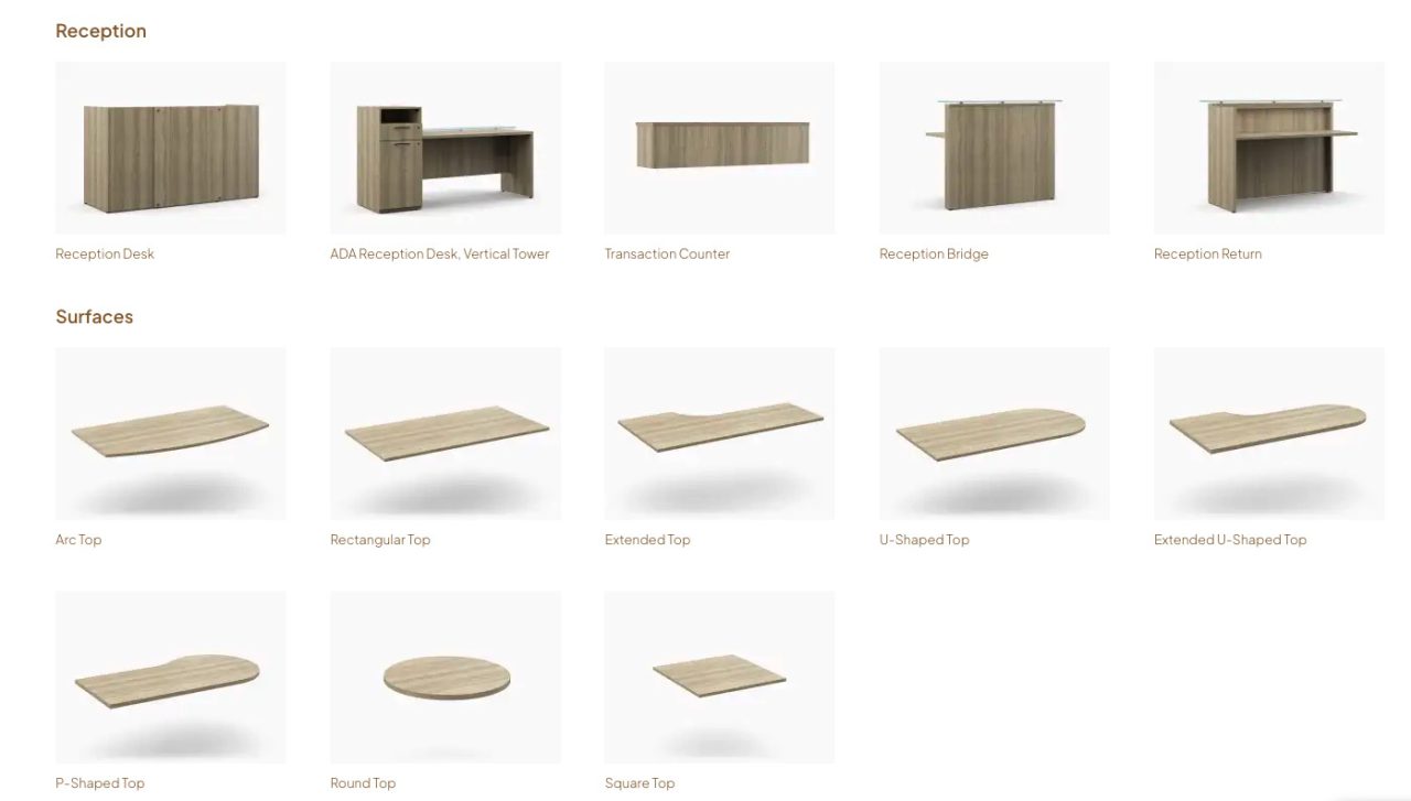 Kimball Office Desks – WaveWorks Collection – D&D Learning Spaces